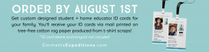 Back to Homeschool: ID Cards, Portfolios, and More | Emmett's Expeditions